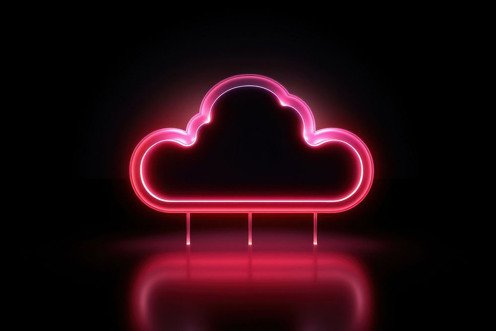 Cloud neon light illuminated. | Free Photo Illustration - rawpixel