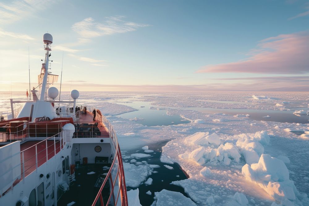 icebreaker ship sailing polar ocean | Premium Photo - rawpixel