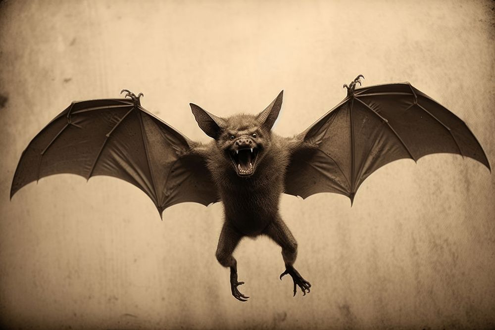Bat vampire wildlife animal mammal. | Free Photo - rawpixel