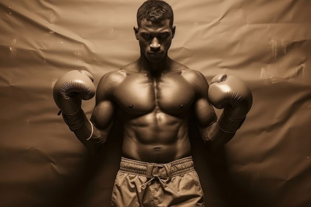 Boxing adult bodybuilding bodybuilder. | Premium Photo - rawpixel