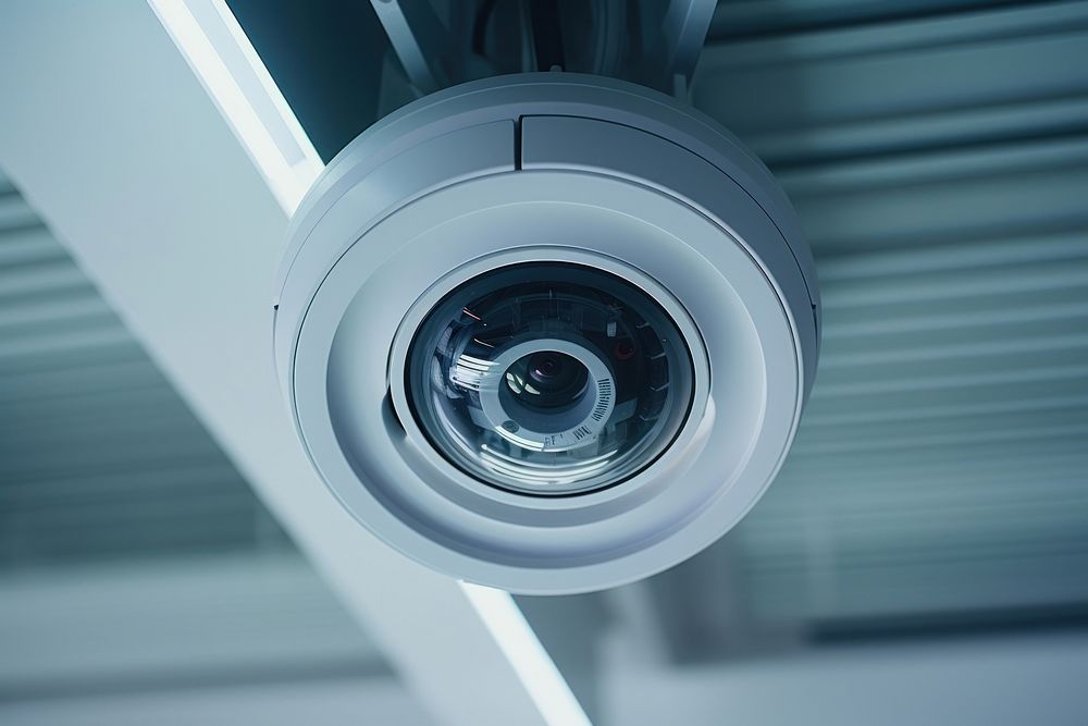 Circle security camera ceiling surveillance | Premium Photo - rawpixel