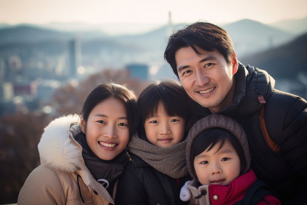 Korean family portrait adult photo. | Premium Photo - rawpixel