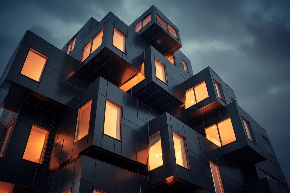 Abstract building shape architecture city | Premium Photo - rawpixel