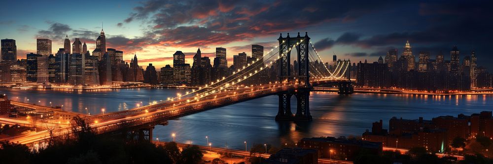 Manhattan Dumbo architecture cityscape landscape | Free Photo - rawpixel