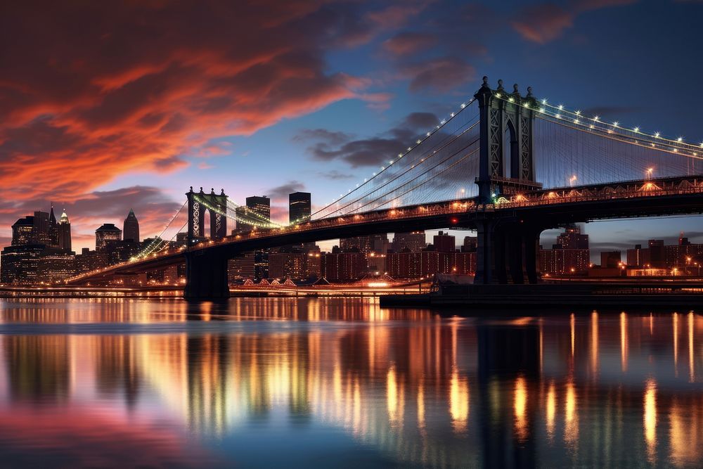 Manhattan Dumbo architecture cityscape building | Free Photo - rawpixel