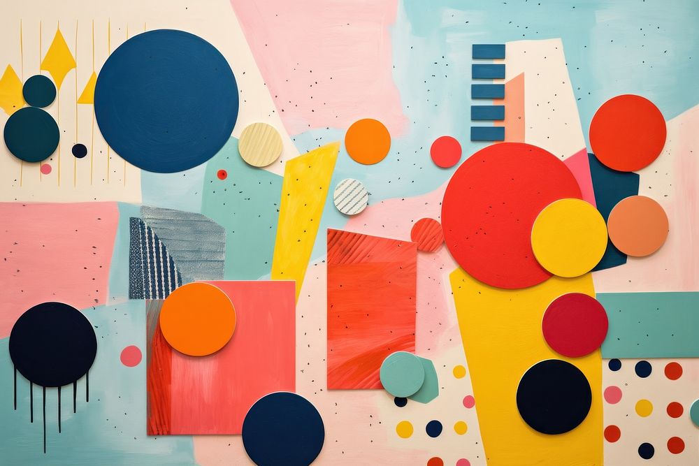 Polka dots art backgrounds abstract. | Premium Photo Illustration ...