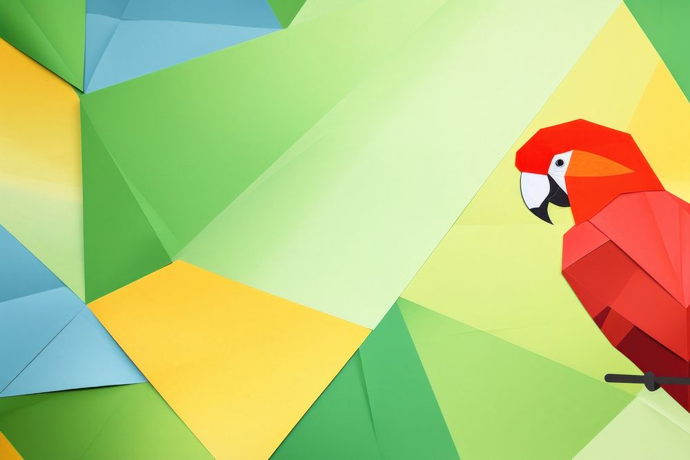 Tropical botanical landscape border parrot | Free Photo Illustration ...