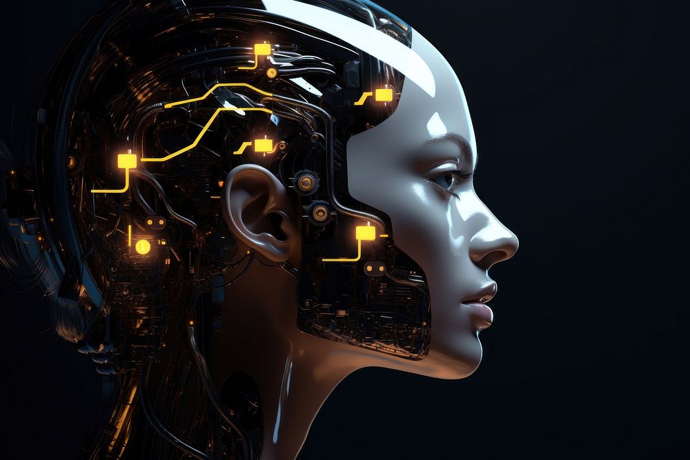 Female minimal robot technology futuristic | Premium Photo - rawpixel