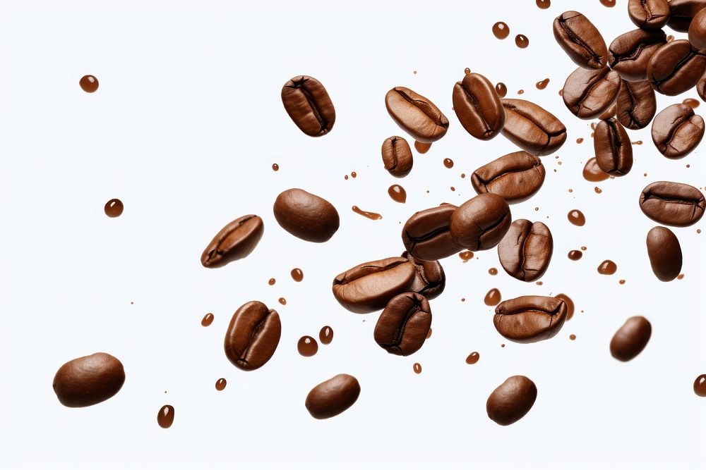 Coffee beans coffee white background | Free Photo - rawpixel