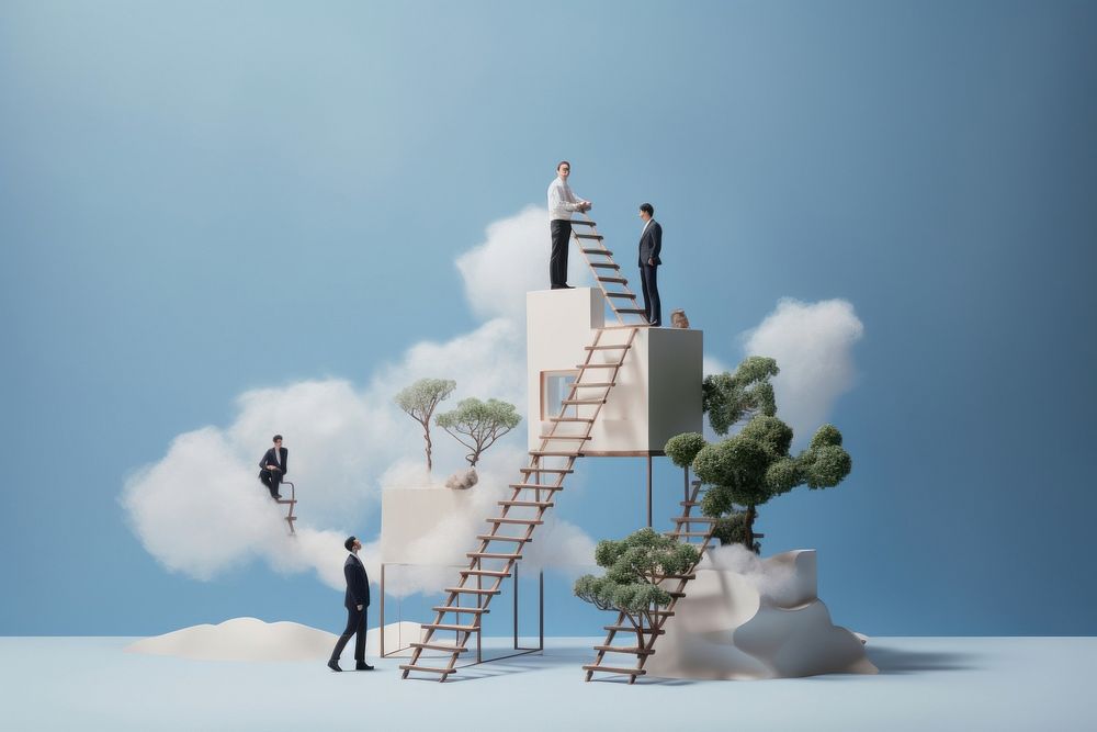 Success architecture outdoors tree. AI | Premium Photo Illustration ...