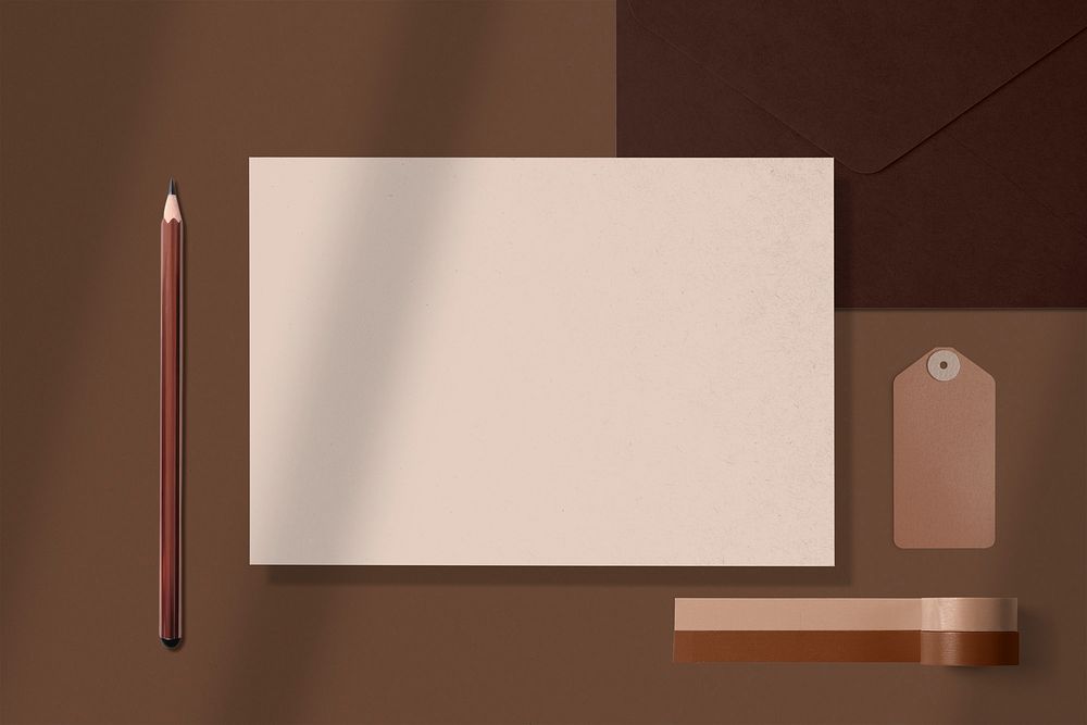 Beige card mockup psd | Premium PSD Mockup - rawpixel