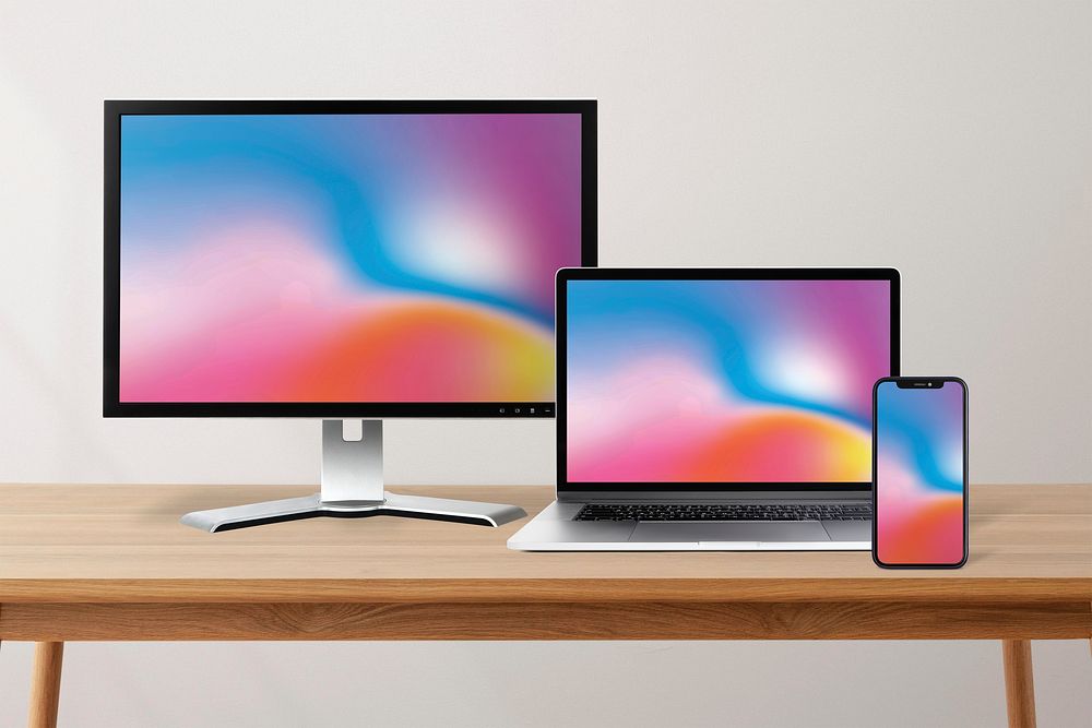 Digital device screen mockups, computer | Premium PSD Mockup - rawpixel