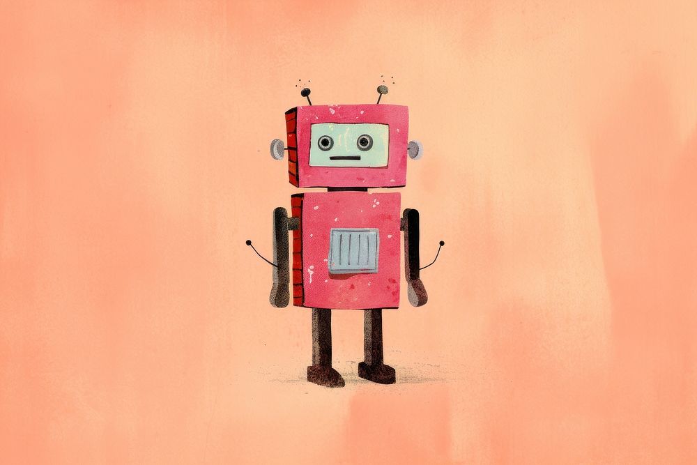 Full body robot technology letterbox | Free Photo Illustration - rawpixel