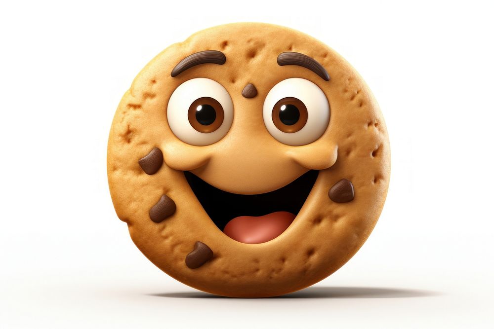 Cookie cartoon food face | Free Photo Illustration - rawpixel