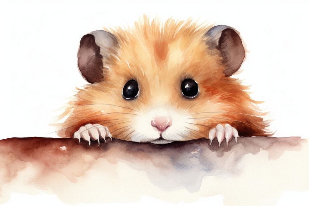 Peeking Hamster hamster rat rodent. | Free Photo Illustration - rawpixel