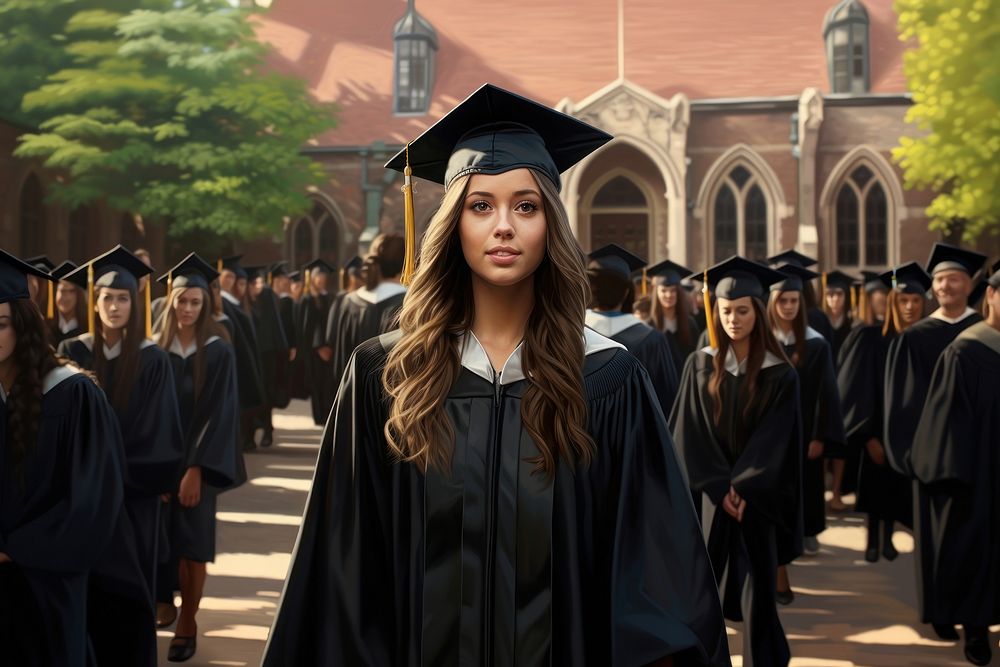 Graduation ceremony architecture student adult. | Free Photo ...