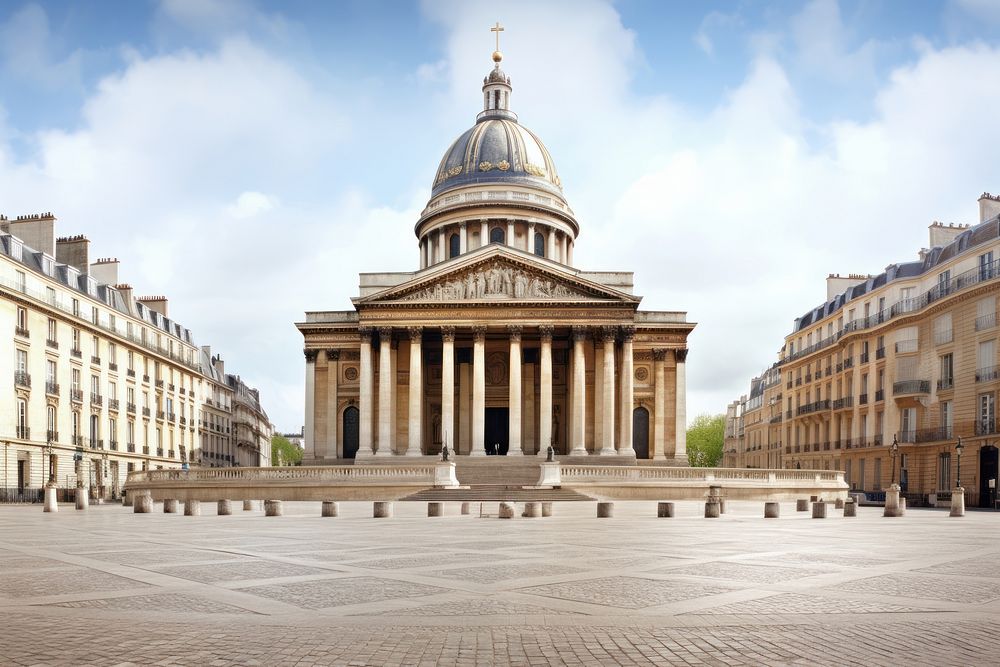 Pantheon paris architecture landmark building. | Premium Photo - rawpixel