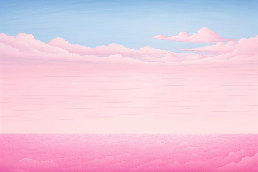 pink sky backgrounds outdoors horizon. | Premium Photo Illustration ...