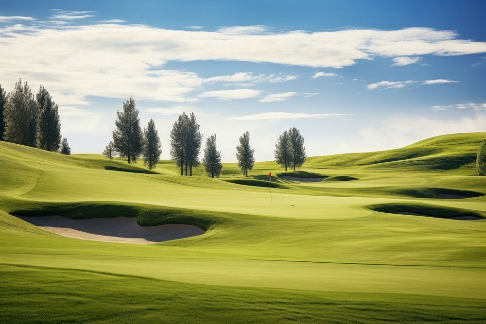 golf course landscape outdoors nature. | Free Photo - rawpixel