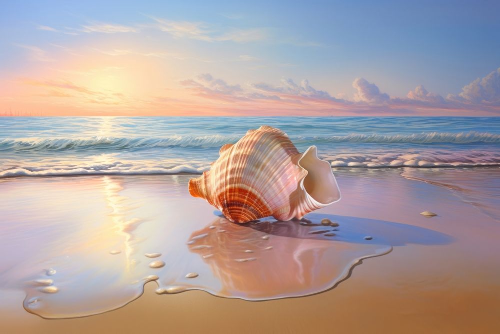 beach seashell outdoors nature | Free Photo - rawpixel