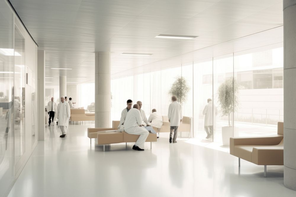 Medical center architecture building lobby. | Premium Photo - rawpixel