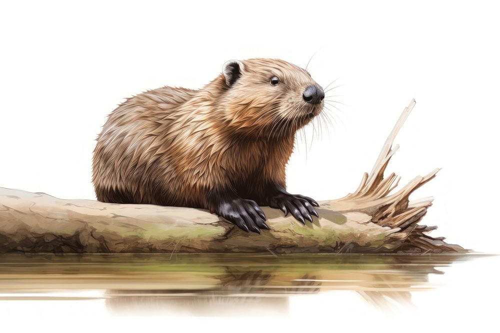 Beaver wildlife animal mammal. AI | Free Photo Illustration - rawpixel