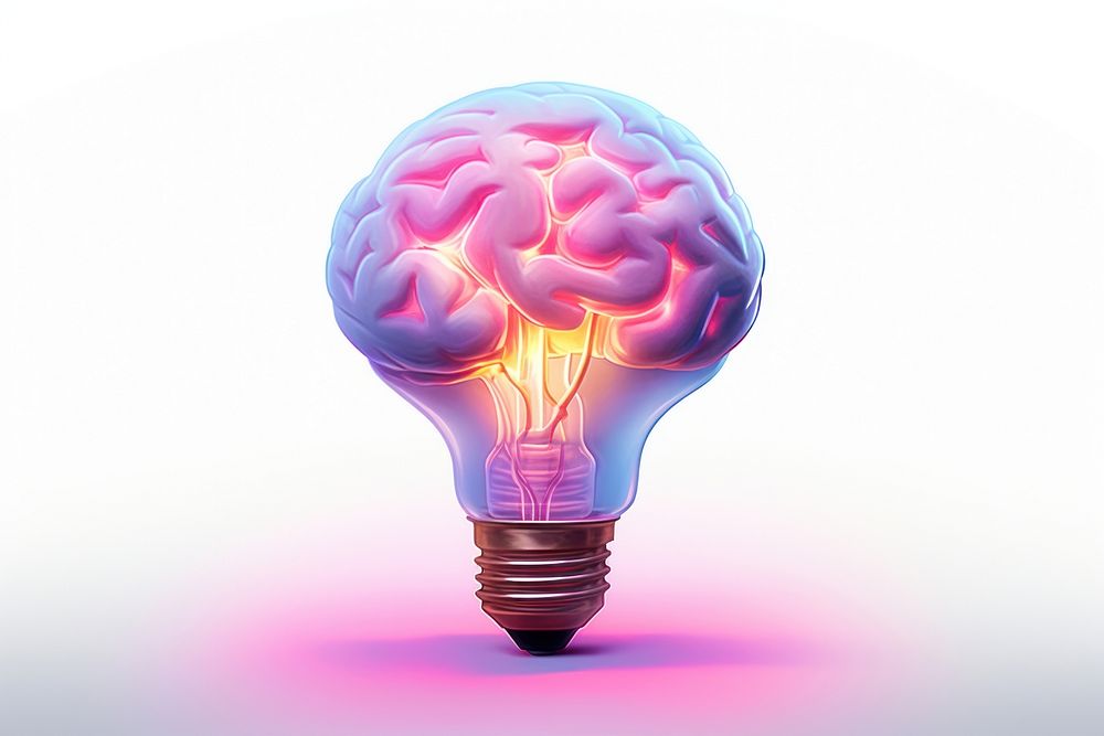 Brain and light bulb lightbulb | Premium Photo Illustration - rawpixel