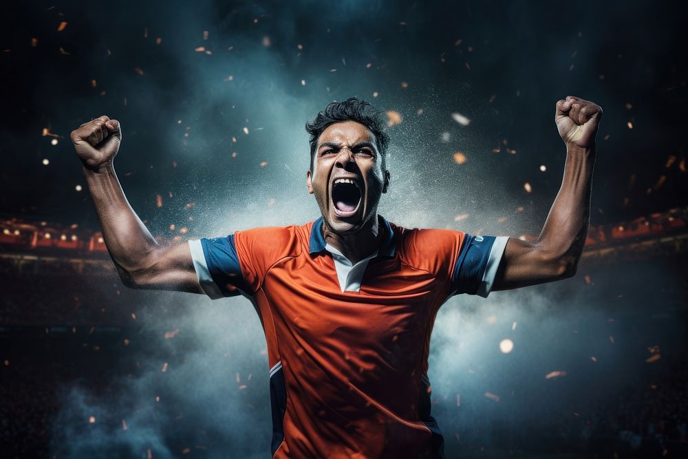 Indian adult male shouting sports | Free Photo - rawpixel
