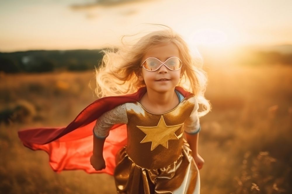 Girl power photography portrait costume. | Free Photo - rawpixel