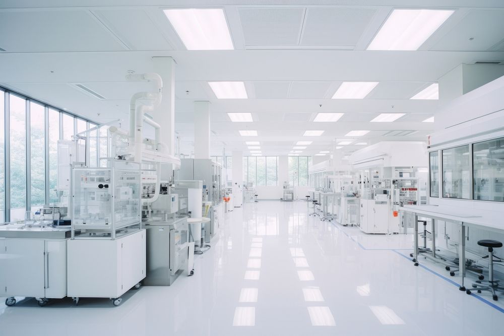 Labratory factory architecture laboratory hospital. | Free Photo - rawpixel