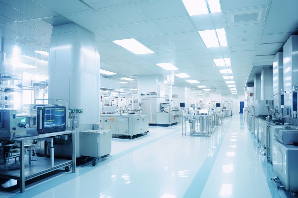 Labratory factory architecture laboratory hospital. | Free Photo - rawpixel