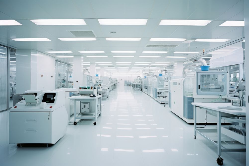 Labratory factory architecture laboratory hospital. | Free Photo - rawpixel
