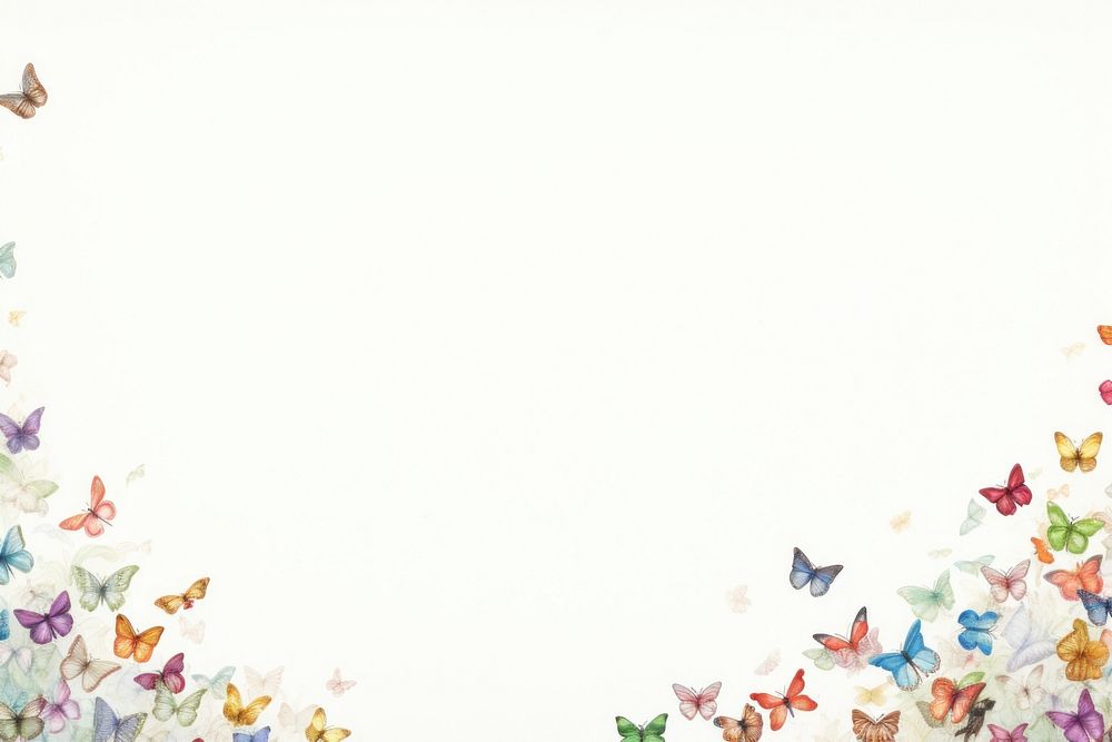 Butterflys paper backgrounds pattern. AI | Premium Photo Illustration ...