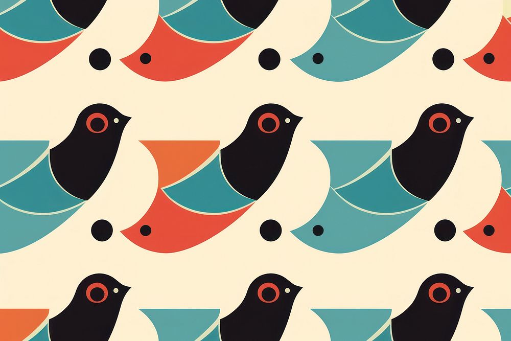 Bird pattern backgrounds animal. AI | Free Photo Illustration - rawpixel