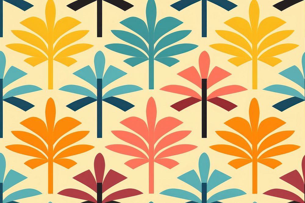 Palm tree pattern backgrounds art. | Premium Photo Illustration - rawpixel