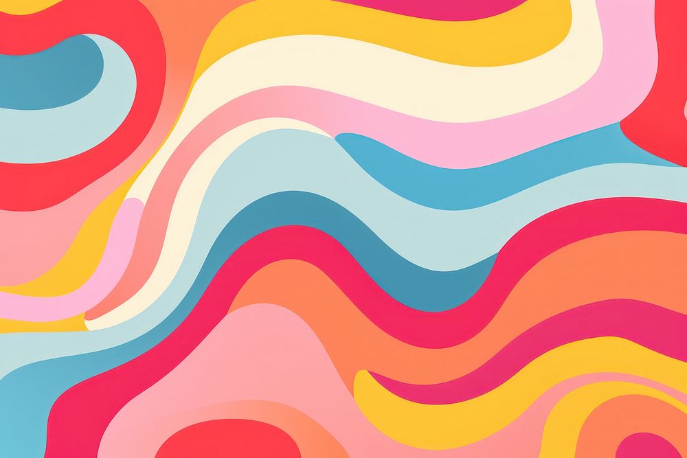 Groovy lines backgrounds pattern creativity. | Free Photo Illustration ...