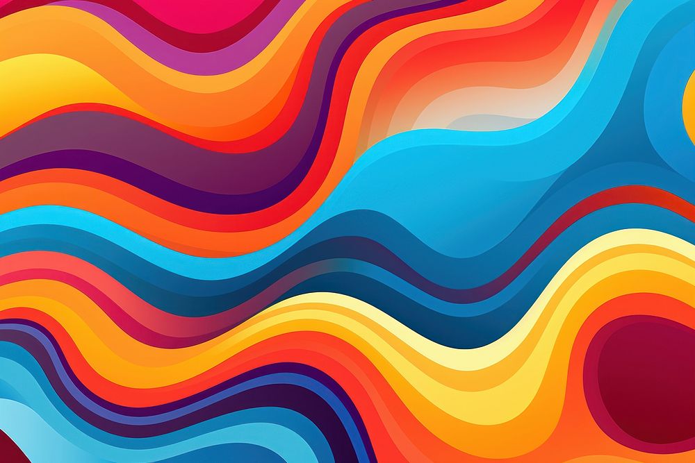 Groovy lines backgrounds abstract pattern. | Free Photo Illustration ...