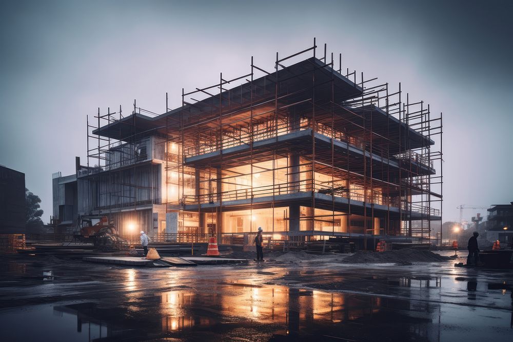 Construction site architecture building city. | Premium Photo - rawpixel