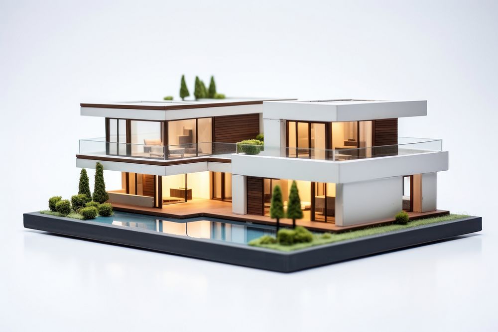 Modern house model architecture building | Premium Photo - rawpixel