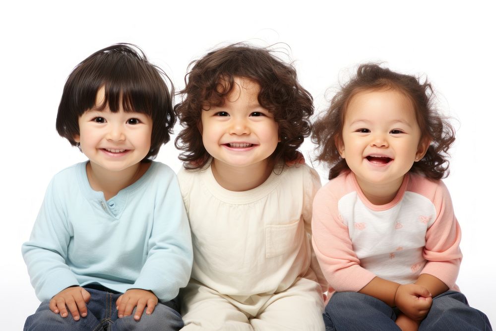 Happy japanese children laughing portrait | Free Photo - rawpixel