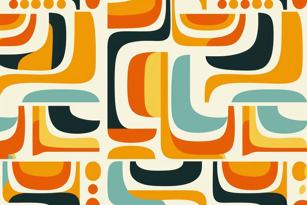 Vintage 60s pattern backgrounds art | Premium Photo Illustration - rawpixel