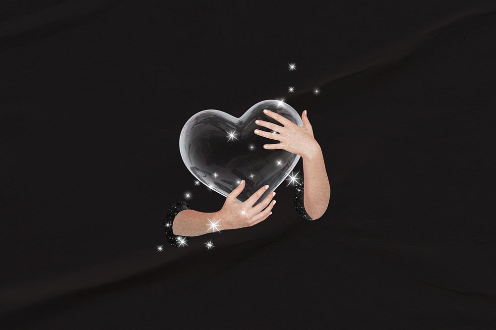 Aesthetic self hug background, black | Premium Photo - rawpixel