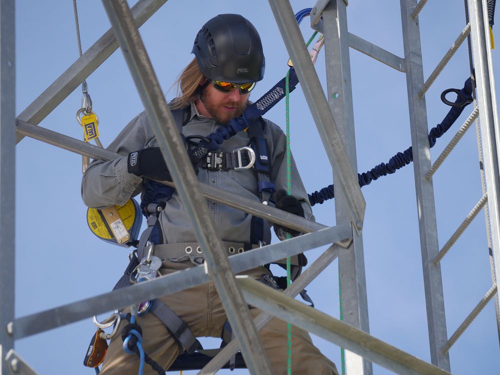 Tower Climbing Training. BLM employees | Free Photo - rawpixel