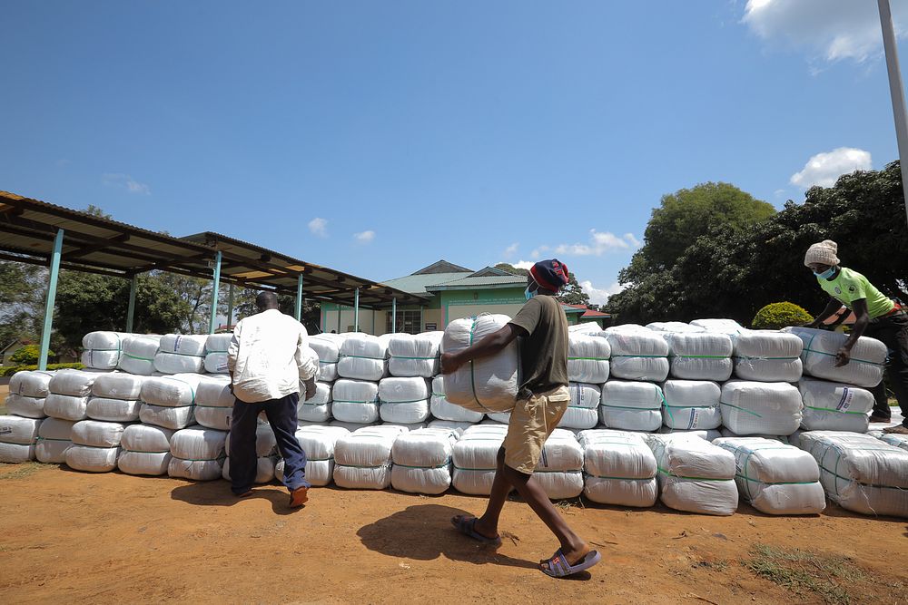 Mosquito net distribution at Kenyan | Free Photo - rawpixel