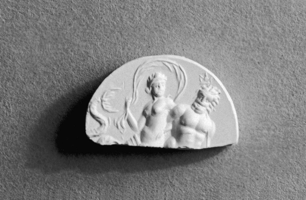 Intaglio Fragment Amphitrite Poseidon Sea | Free Photo - rawpixel