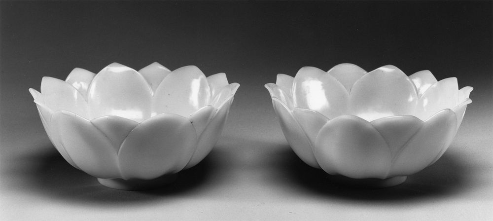 Pair Lotiform Bowls (18th century | Free Photo - rawpixel