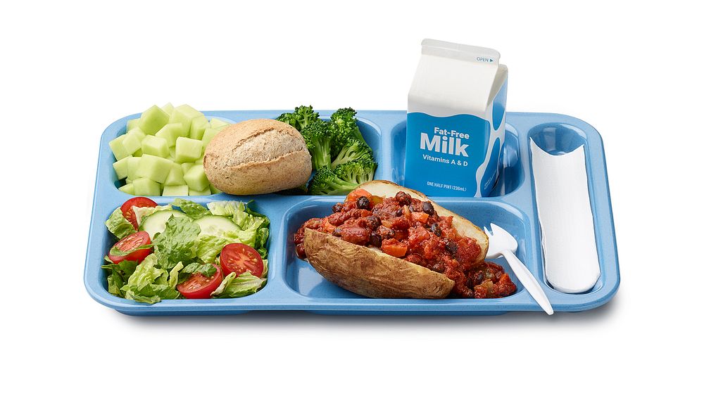 school lunch tray showing reimbursable | Free Photo - rawpixel