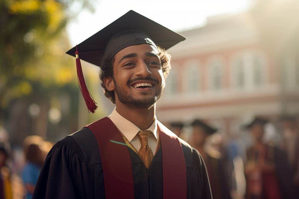 South asian man graduating graduation | Premium Photo - rawpixel