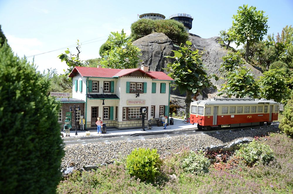Tiny town train station. Free | Free Photo - rawpixel