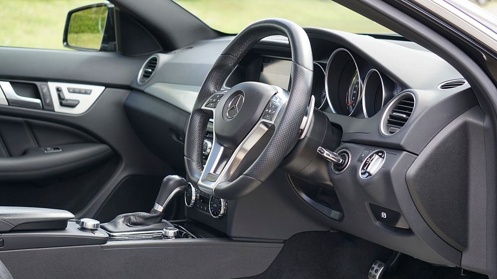 Mercedes Benz car interior. Location | Free Photo - rawpixel